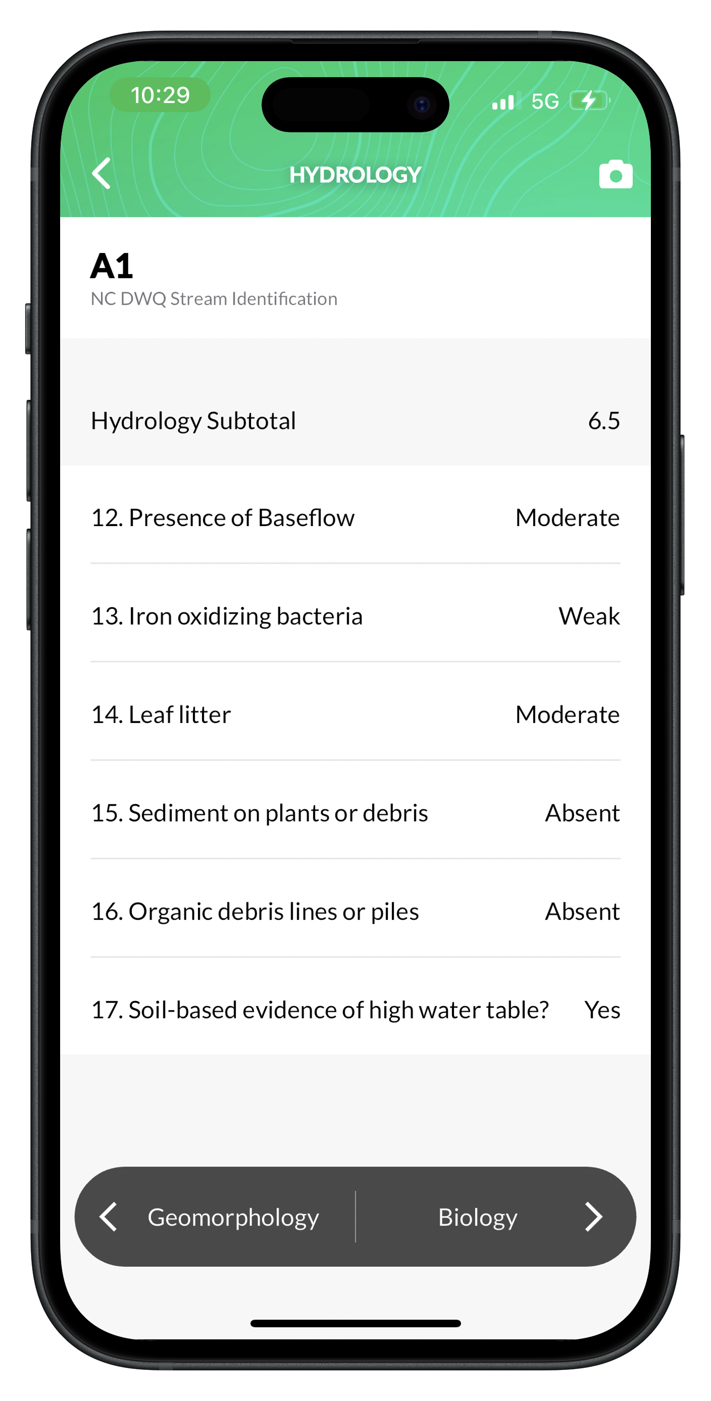 NC DWQ Stream Identification Form – Ecobot